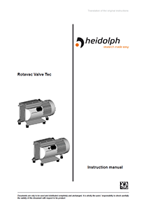 Heidolph Instruments : Operation Manuals